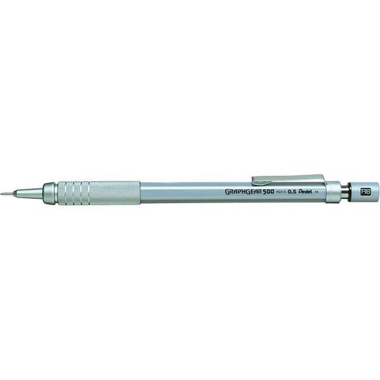 Pentel Graphgear 500 Lot de 12 Porte-mines 0,5 mm avec Canon fixe 4 mm ...