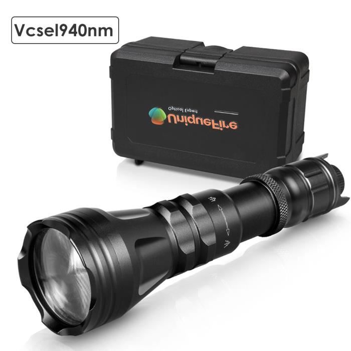 Torche Vcsel 940NM sans batterie-UniqueFire Lampe de poche de chasse à ...