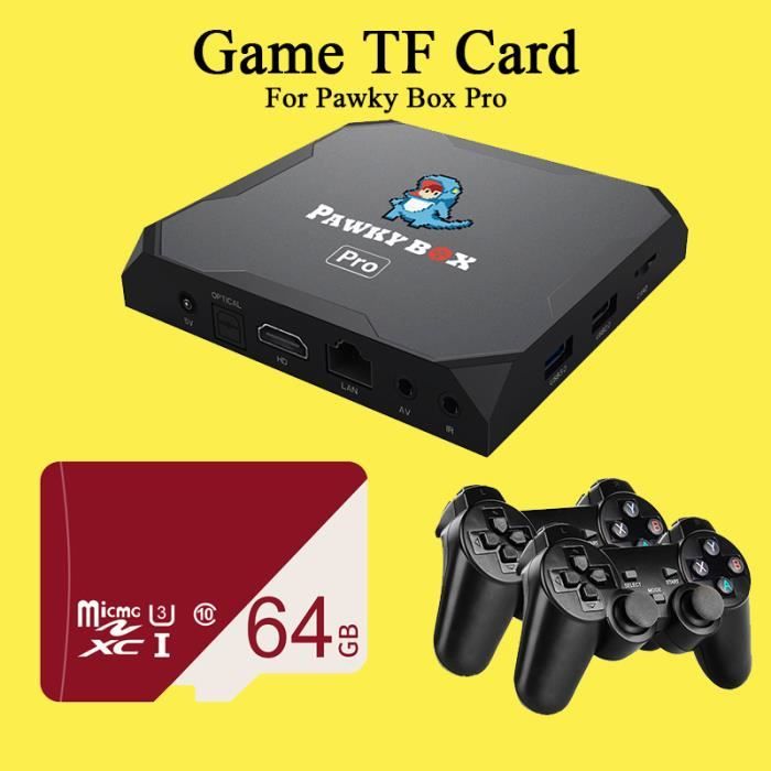 Pawky Box Pro 64G-Carte mémoire TF pour jeux Gameboy, RG351P, pawky Box ...
