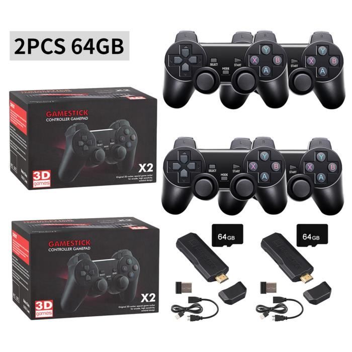 2pcs 64g - Double manette sans fil GD10, Consoles de jeux vidéo rétro ...