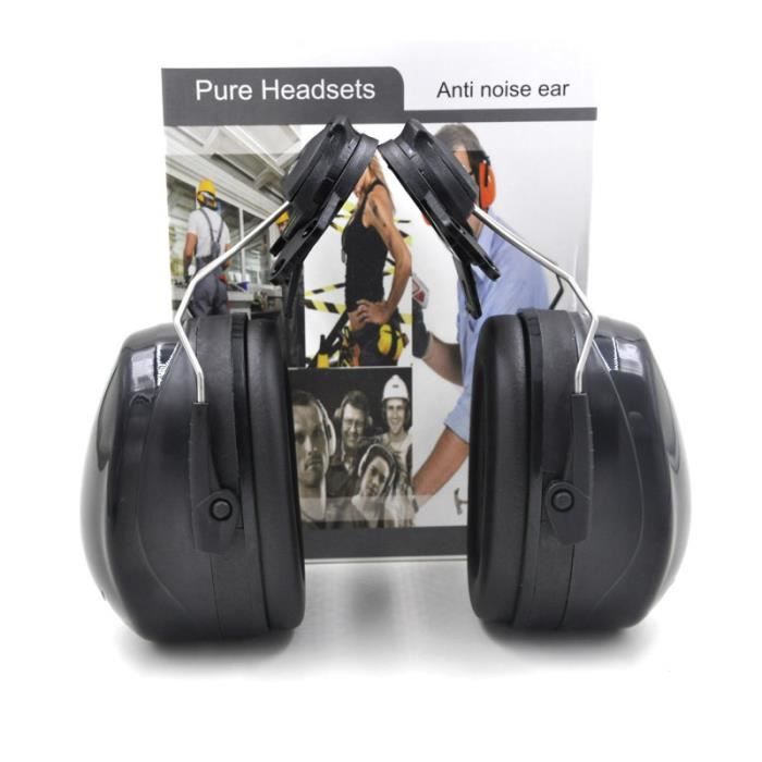 Noir - Protège-oreilles Anti-bruit Pour Casque, Protection Auditive ...