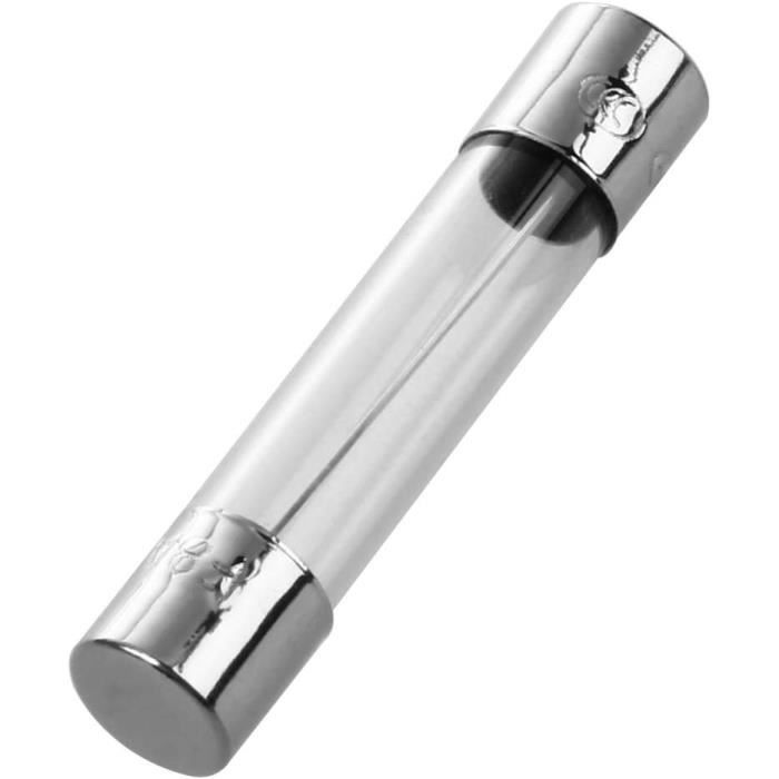 20 pieces Fusible de tube en verre a de 8A 8 amperes 250V 6 mm x 30 mm[866] - Cdiscount Bricolage