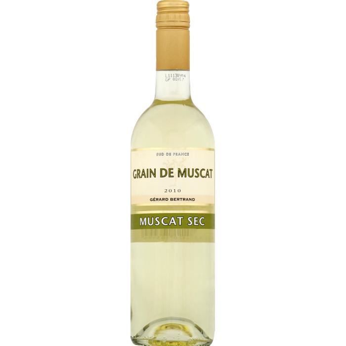 Muscat sec blanc 75cl GRAIN DE MUSCAT - La cave Cdiscount