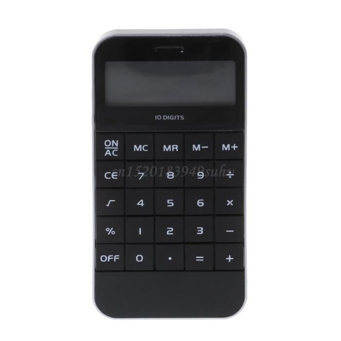 Mini calculatrice Portable LCD pour bureau et maison, outil de calcul ...