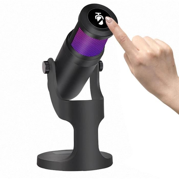 Microphone À Condensateur - Microphone Usb De Jeu Pour Pc Et Téléphone ...