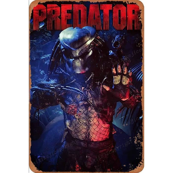 Predator Poster Signes en étain Affiche en métal rétro Vintage ...