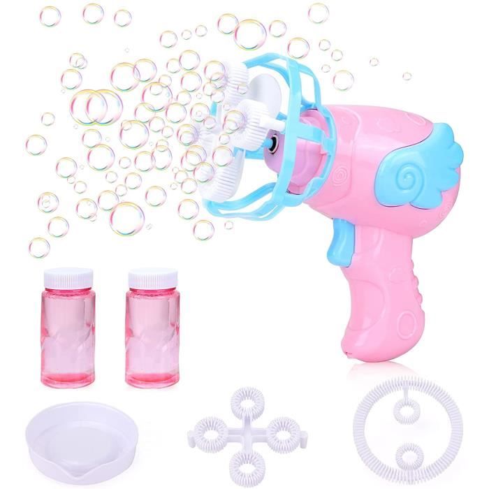 GUBOOM Machine a Bulle, Pistolet a Bulles, Enfant Ventilateur de Bulle ...