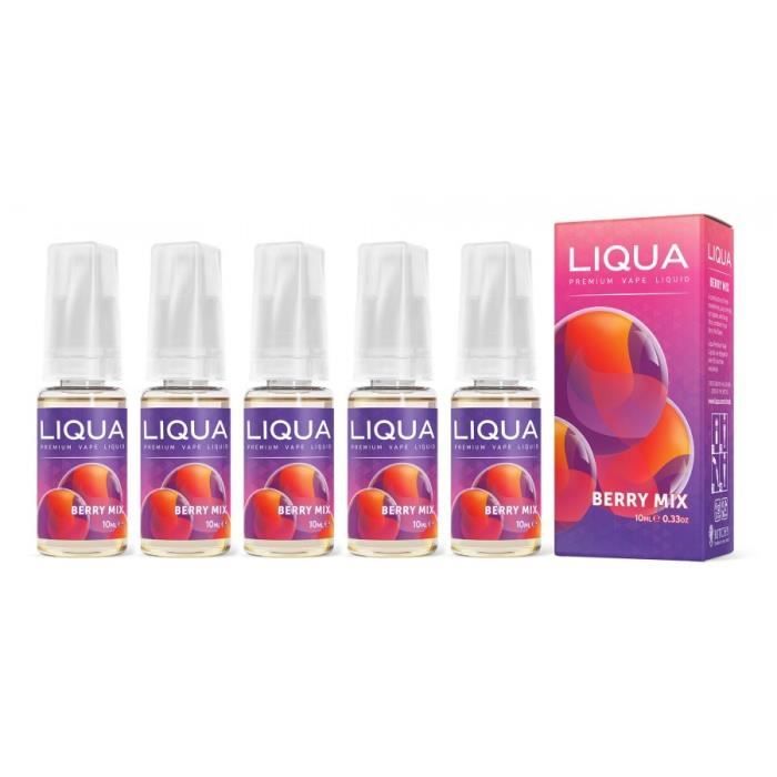 LIQUA Fruits Rouges / Berry Mix - nicotine:18 mg flacon:5 x 10 ml ...