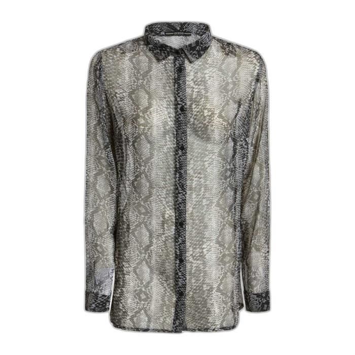 Chemise femme Guess Clouis - shaka snake white co - XL Shaka snake ...