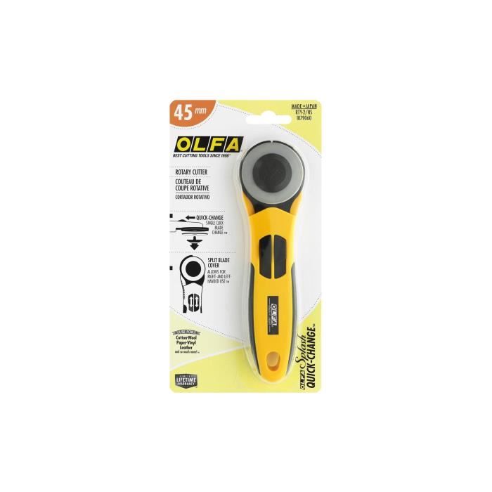 Olfa 45mm Rotary Cutter Quick Change - Cdiscount Bricolage