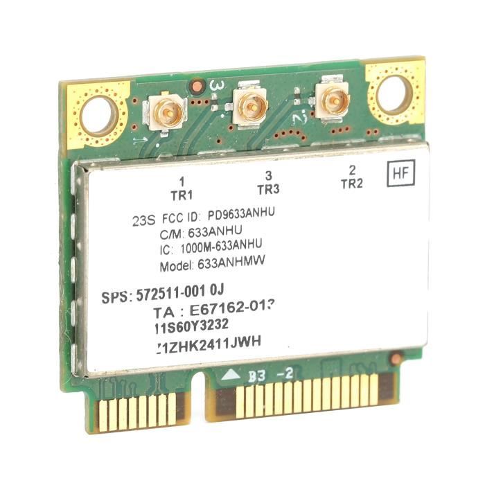 Carte réseau sans fil - Pwshymi - 6300AGN - 450 Mbps - Mini PCI-E - 2 ...