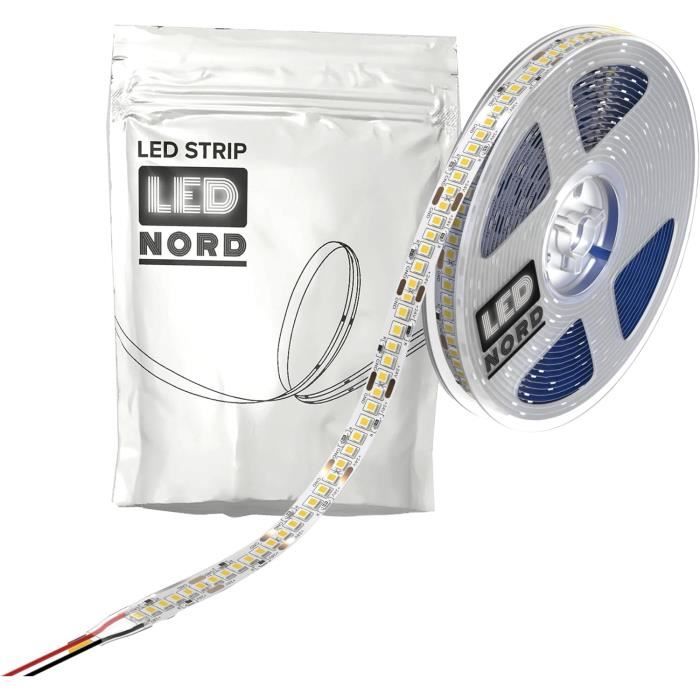 Lednord Ruban Led Blanc Froid Et Autocollant 240 Led-M (6000 K, 5 M ...