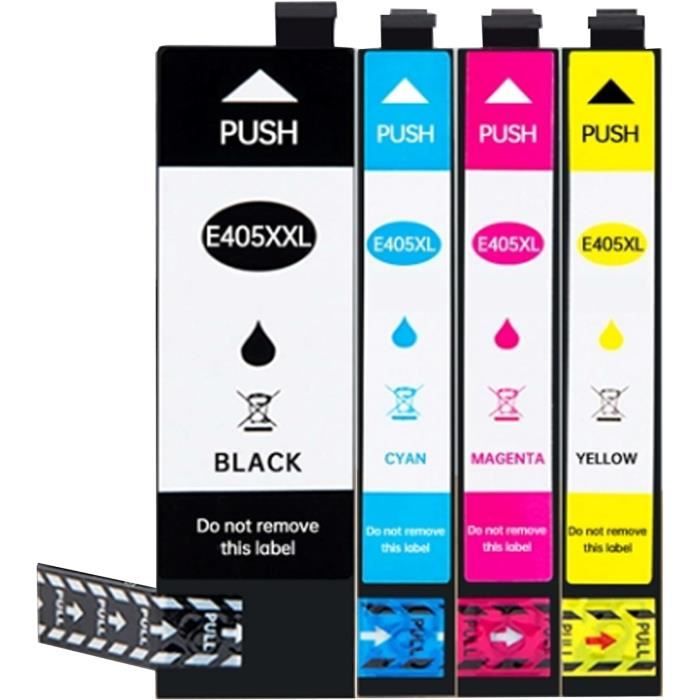 Compatible Cartouche D'Encre Remplacement Pour 405Xxl 405 Xxl Pour Wf ...