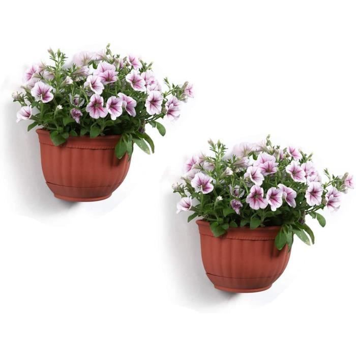 Paquet de 26,5 cm Pot de Fleur Mural Panier de Support de Plante ...