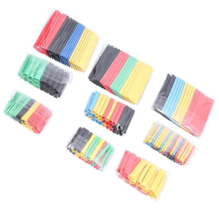 SIB Tubes thermorétractables pour fils électriques 328pcs Tube ...