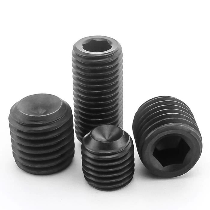 M12x1.5x20(2pcs) -Vis à tête hexagonale M6 M8 M10 M12, à filetage fin ...