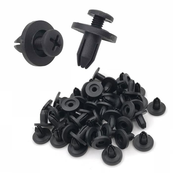 20PCS -Rivets en plastique pour porte de voiture,10-20-50pcs 6mm,Clips ...