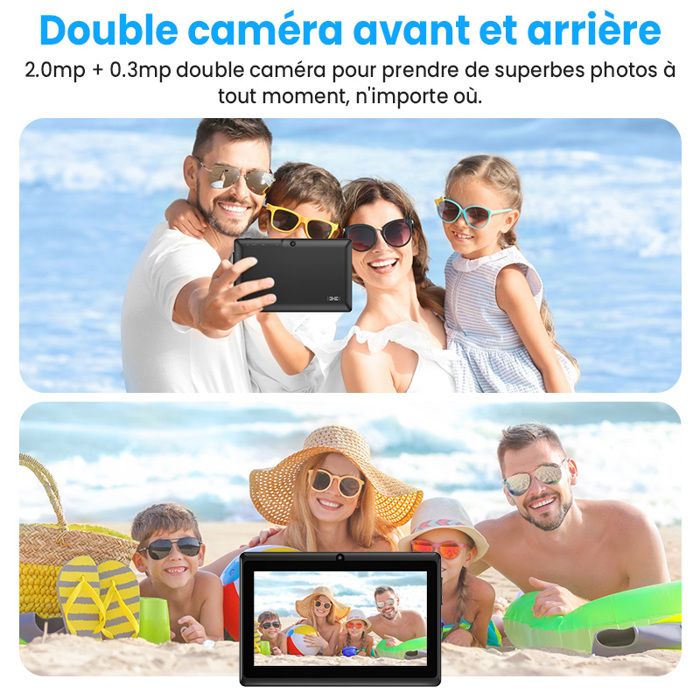 Tablette portable 7 pouces pour tablette Allwinner A33 512 Mo + 8 Go ...