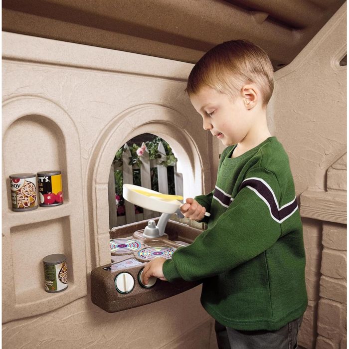 Maisonnette en plastique pour enfant Step2 Storybook Cottage - Rouge ...