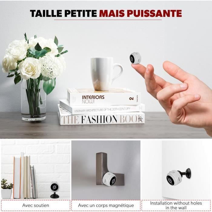 Mini Caméra Espion Wifi Hd \ Mini Camera Espion Cachee Sans Fil ...