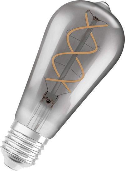 OSRAM Vintage Edition 1906 Ampoule LED à Filament Spirale | Culot E27 | Forme Edison Smoke ...