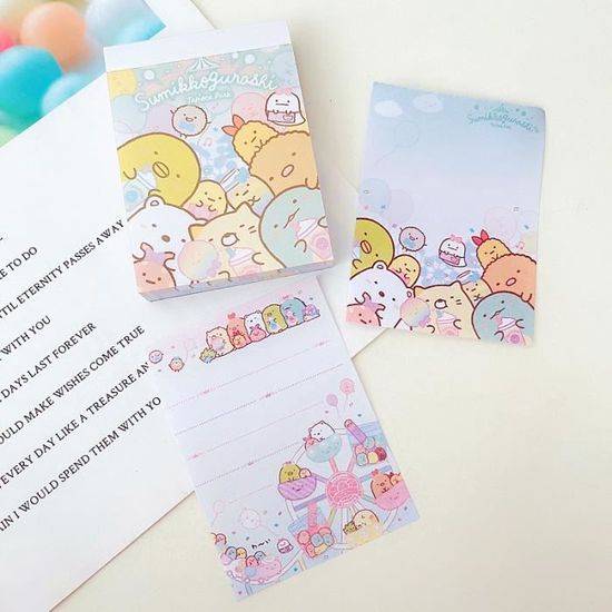 Bloc Notes dessin animé mignon Sumikko Gurashi, bloc Notes, liste de ...