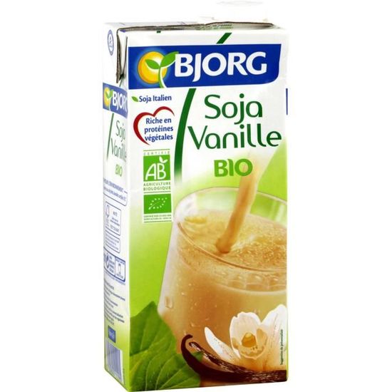 BJORG Soja Vanille Bio 1L - Cdiscount Au quotidien