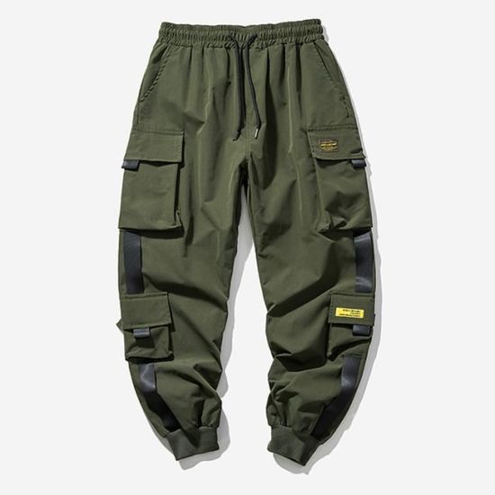 Pantalon de jogging - Cargo pour homme jogging décontracté Hip Green7055 - Cdiscount Prêt-à-Porter