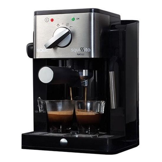 Machine expresso classique Stillo - SOLAC - Café moulu et dosettes ESE ...