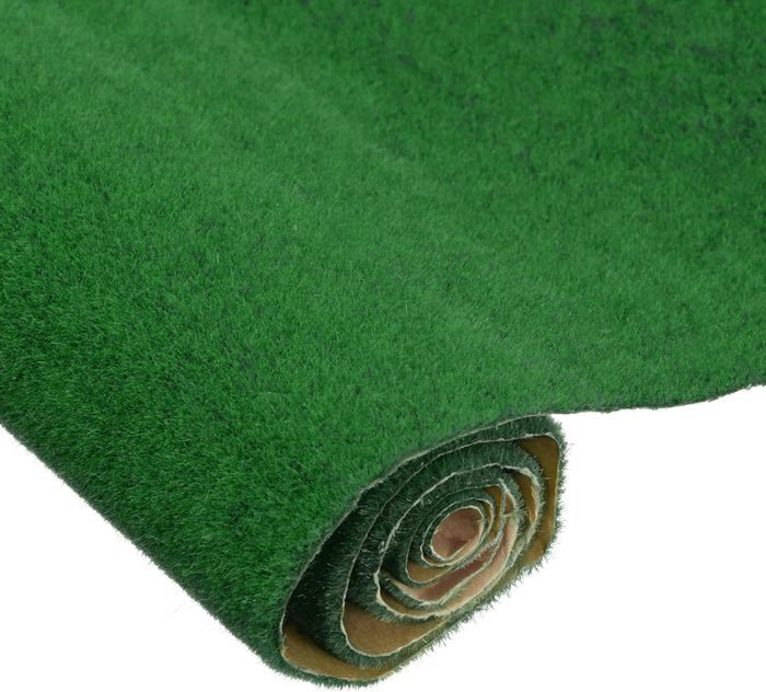 Vert Tapis de gazon artificiel 50 cm x 1 m, vert foncé, gazon synthétique réaliste pour jardin ...