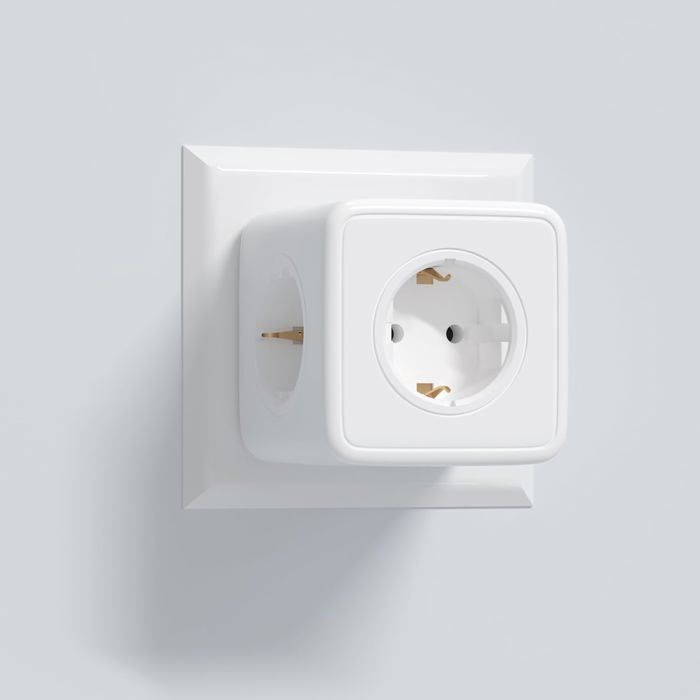 Multiprise Prise Cube Murale, Multiple Murale Cube Avec 5 Sortie Ac ...