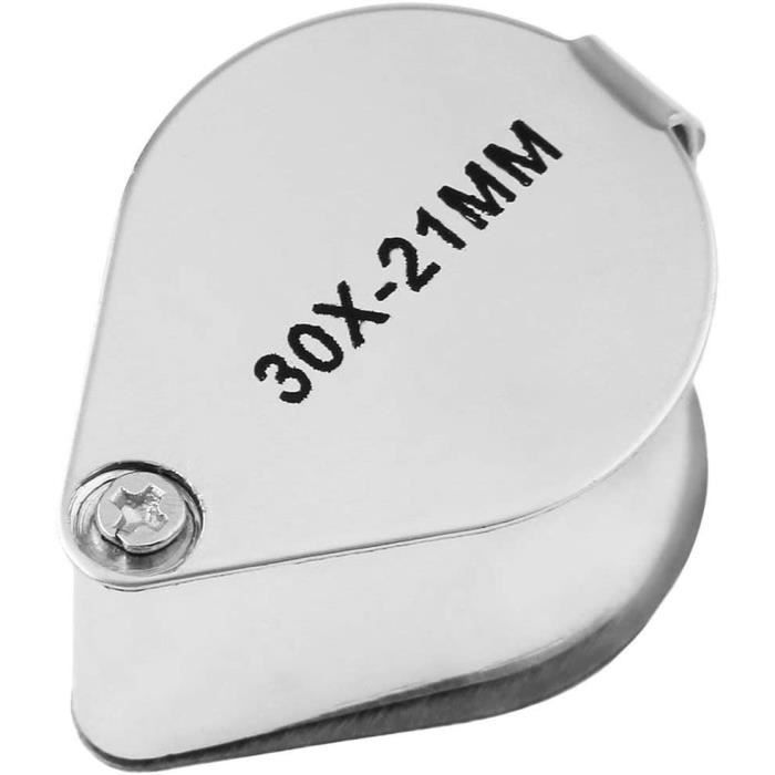 Loupe de bijoutier Mini 10X Loupe en Verre Loupe de bijoutier Bijoux ...