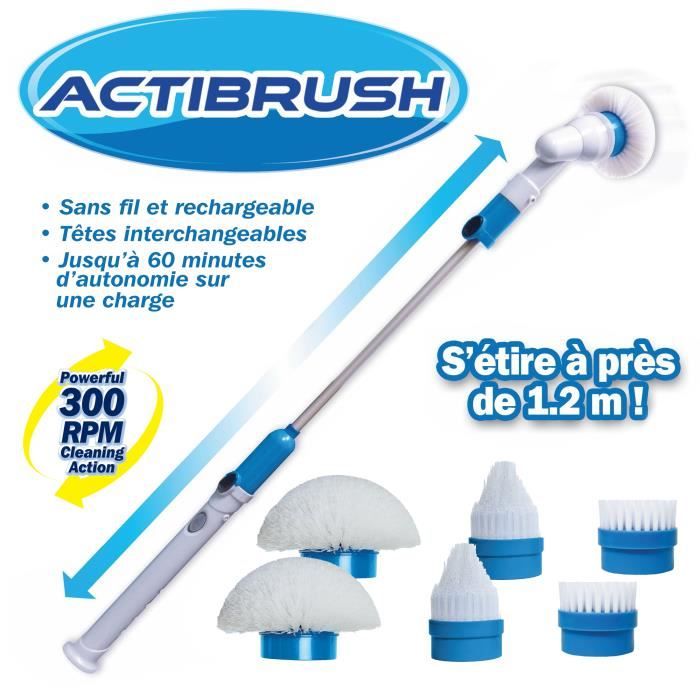 Brosse electrique pour nettoyage sol - Achat / Vente pas cher