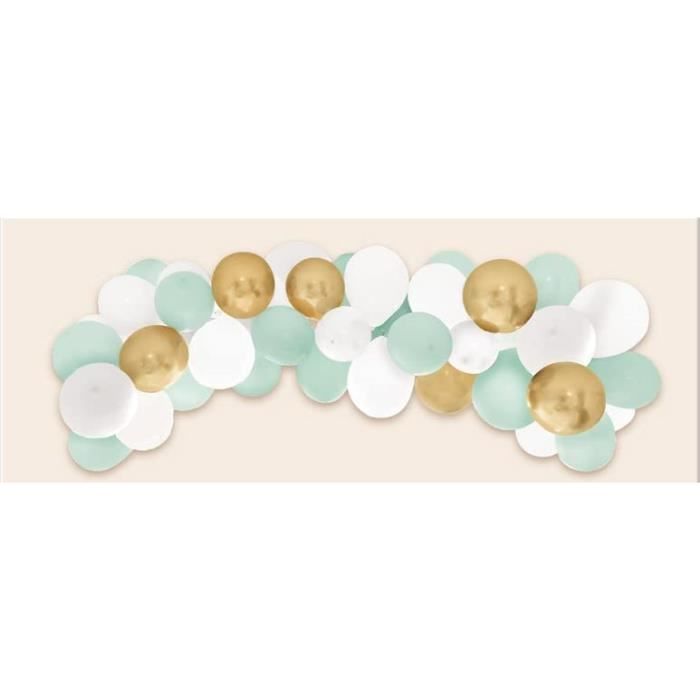 Décoration Fête Gender Reveal Baby Shower Rose Bleu Doré Canons Ballons ...