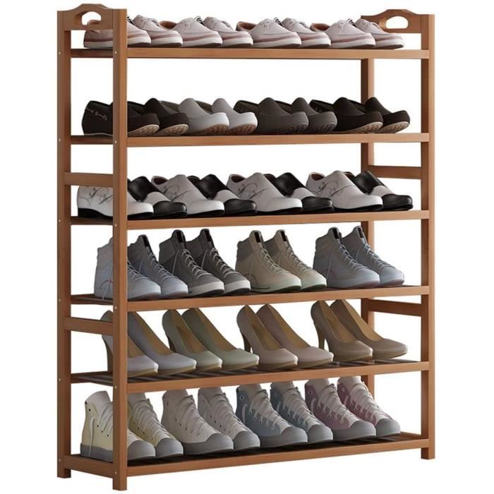 MEUBLE A CHAUSSURES Dongy Support Agrave Chaussures Simple En Bambou ...