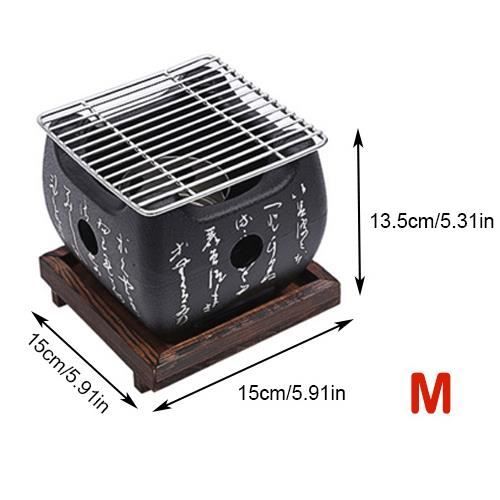 M Petit Barbecue Portable, réchaud à charbon de bois, pour Camping en ...