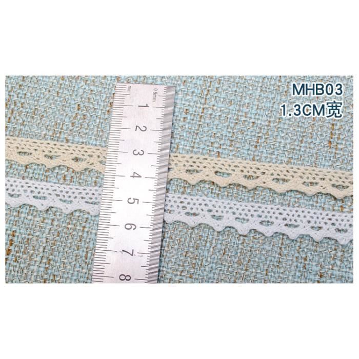 Tissu,Ruban de bordure en dentelle de coton Vintage, 5 Yards, 19 styles ...