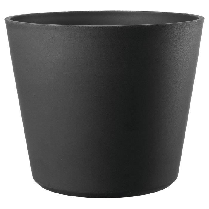 DEROMA Pot de fleurs Origin - 38 x 32 cm - 24 L - Anthracite ...