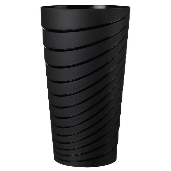 DEROMA Pot Alto Slinky Météorite - 35x35x60 cm - 42L - Noir - Cdiscount ...
