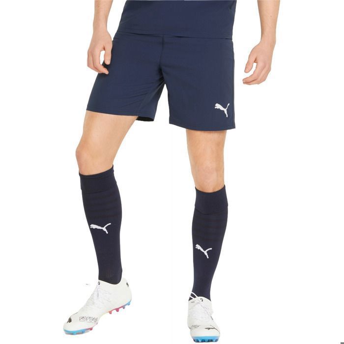 Short Puma Team Final - bleu marine - S - Cdiscount Sport