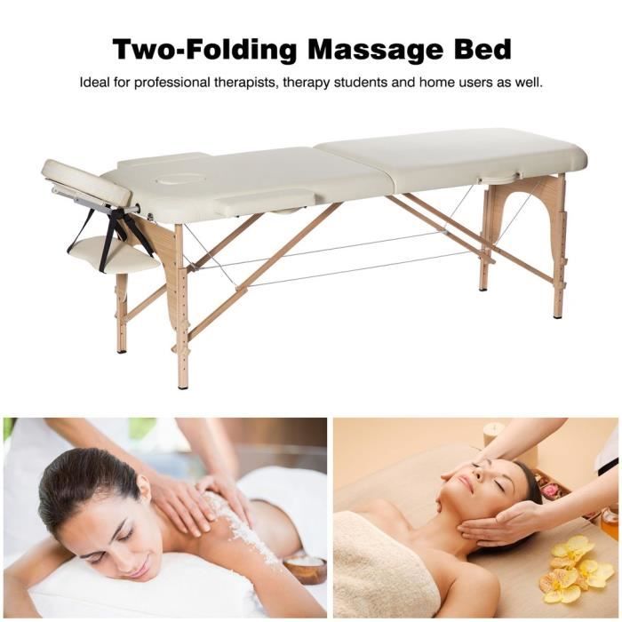 Table de Massage 2 Zones Pliante réglable avec cadre en Aluminium - Cdiscount Santé - Mieux vivre