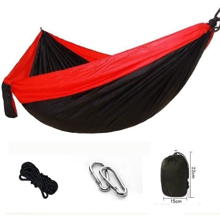 Hamac, Balançoire Extérieure Camping Hamac Coton Polyester Tissé Parc ...