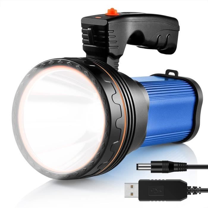 Lampe Torche Led Rechargeable Etanche, Puissante À Led Super Lumineuse ...