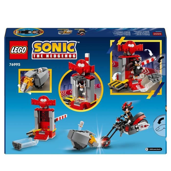 LEGO® 76995 Sonic Le Hedgehog L’Évasion de Shadow, Jouet de Moto ...