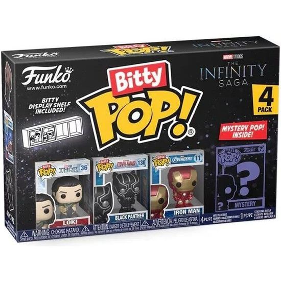 Figurine Bitty Pop! - Marvel - The Avengers Classics Pack De 4 1 ...