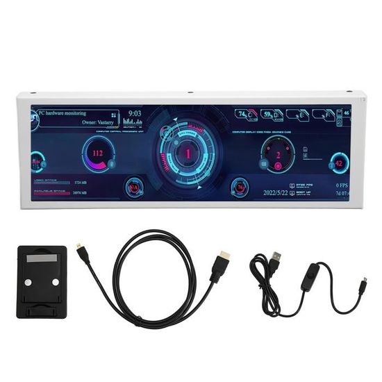 Moniteur de Température PC - TBEST - 7,9 Pouces - Résolution 1280x400 ...