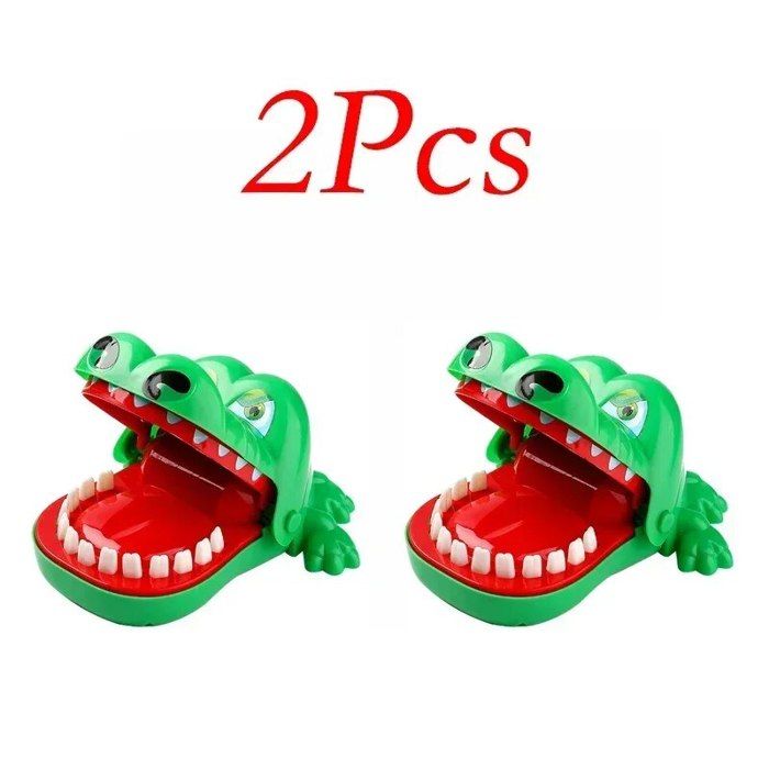Jouets de dents de crocodile pour enfants,mordre les doigts,jeux de dentiste,fête amusante ...