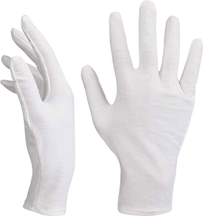 Gants en coton blanc, 12 paires de gants en coton, gants de protection ...