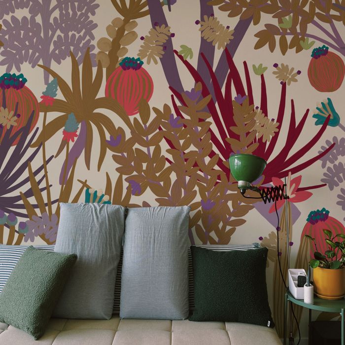 Papier peint panoramique Jungle cactus, 525 x 250 cm, Beige - Cdiscount ...