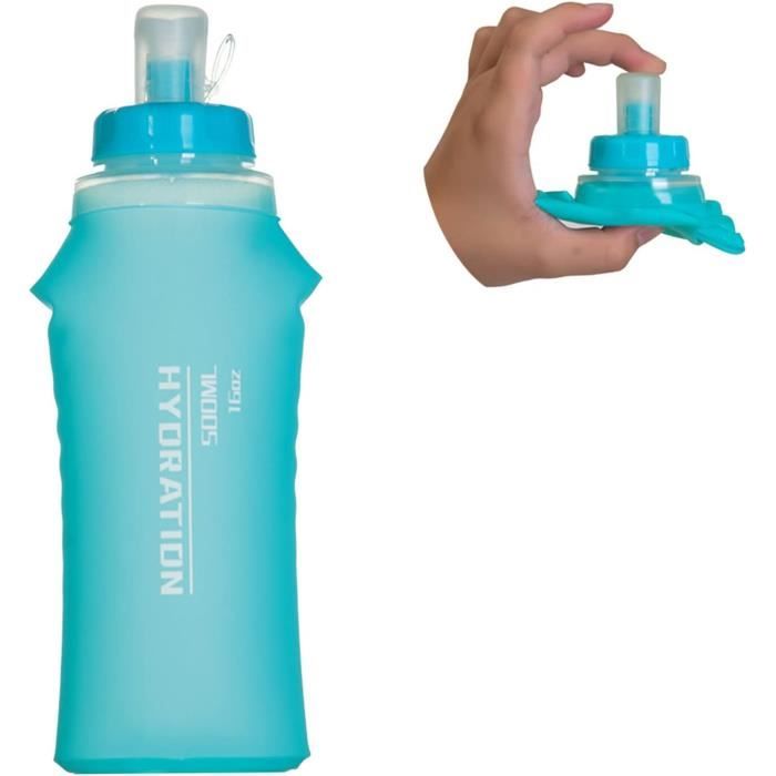 Flasque Running, Flasque Souple 500 Ml Gourde Souple Pliable Flasque ...